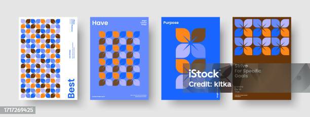 Desain Sampul Buku Terisolasi Tata Letak Presentasi Bisnis Abstrak