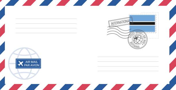 Airmail Envelope Template
