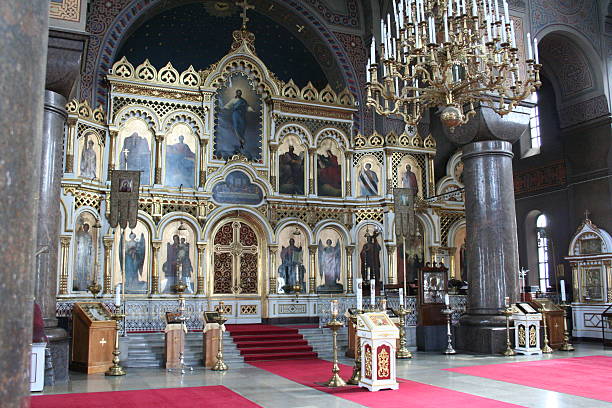 Free picture: inside, russian, church, ceremony, wedding, wedding venue ...