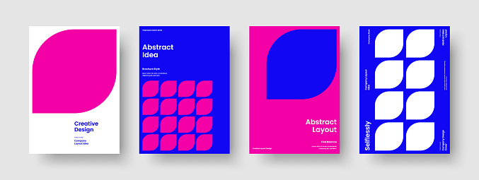 Template Laporan Modern Desain Latar Belakang Abstrak Tata Letak Poster