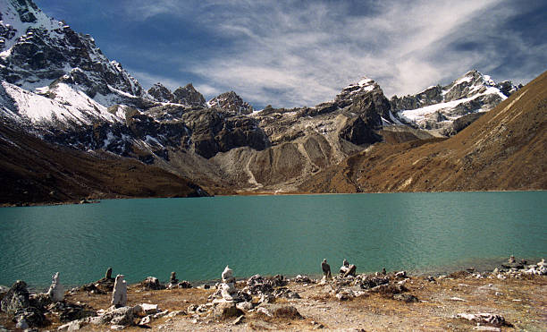 Free picture: Lake surrounded by mountains at Cordillera Huayhuash ...