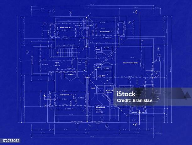 Blueprint向量圖形及更多房屋圖片 房屋 藍圖 Home Improvement Istock