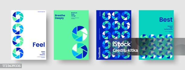 Template Brosur Kreatif Tata Letak Sampul Buku Yang Terisolasi Desain