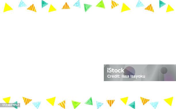 Triangle Confetti Background Clipart Cute Handdrawn Watercolor