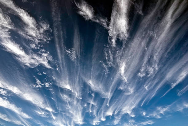 Free picture: white, vertical, lines, clouds, blue sky, cloudy ...