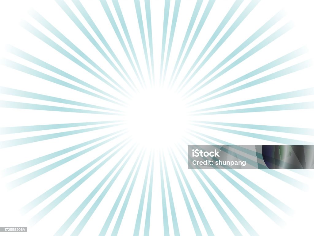 Concentrated Line Background Of Simple Shining Sun Rays Imageturquoise