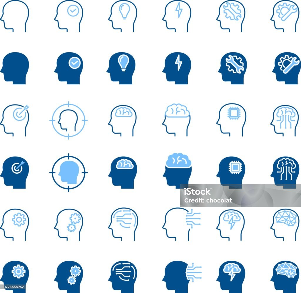Vector Simple Brain Icon Set Stock Illustration - Download Image Now ... Vector Simple Brain Icon Set Stock Illustration - Download Image Now ...