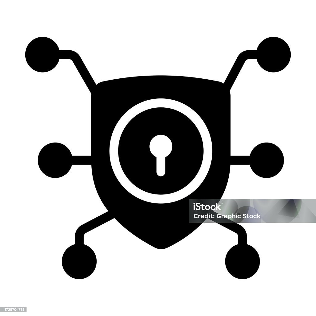 Secure Connection Icon Encryption Information Cyber Security Stock