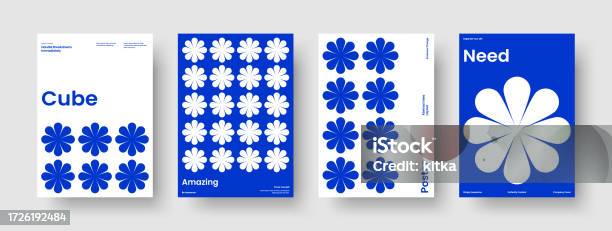 Tata Letak Brosur Kreatif Desain Sampul Buku Geometris Template Latar