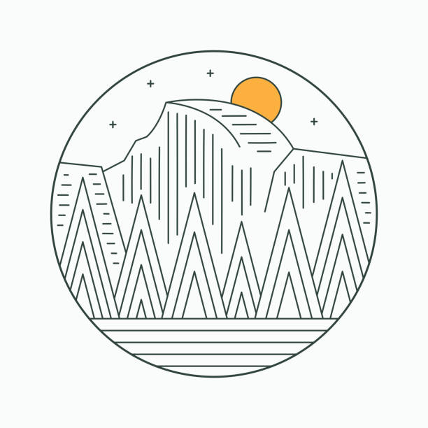 50 Yosemite National Park And Wildlife Stock Illustrations Royalty