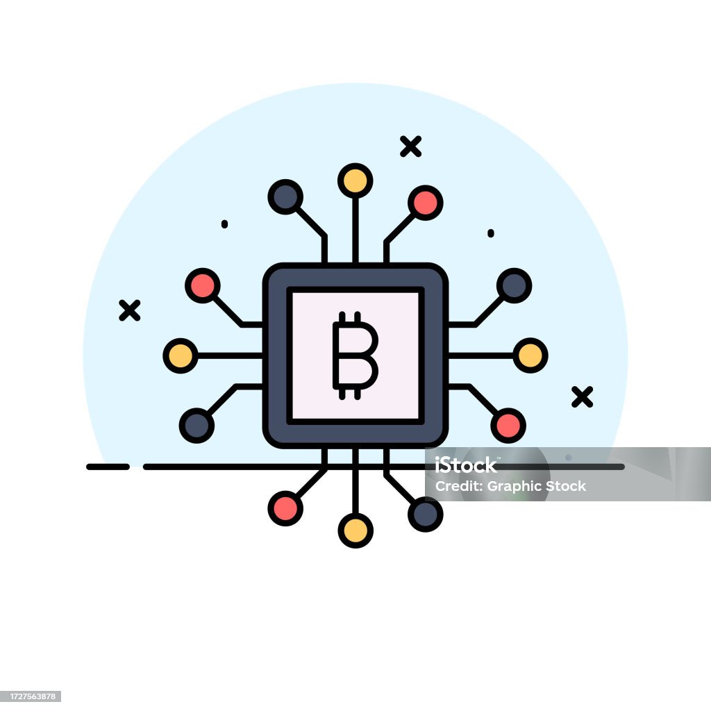 Have A Look At This Beautiful Icon Of Cpu Mining Customizable Vector