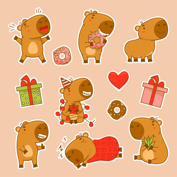 4000 Capybara Cartoon Fotografías De Stock Fotos E Imágenes Libres