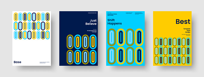 Desain Poster Abstrak Template Latar Belakang Kreatif Tata Letak Sampul