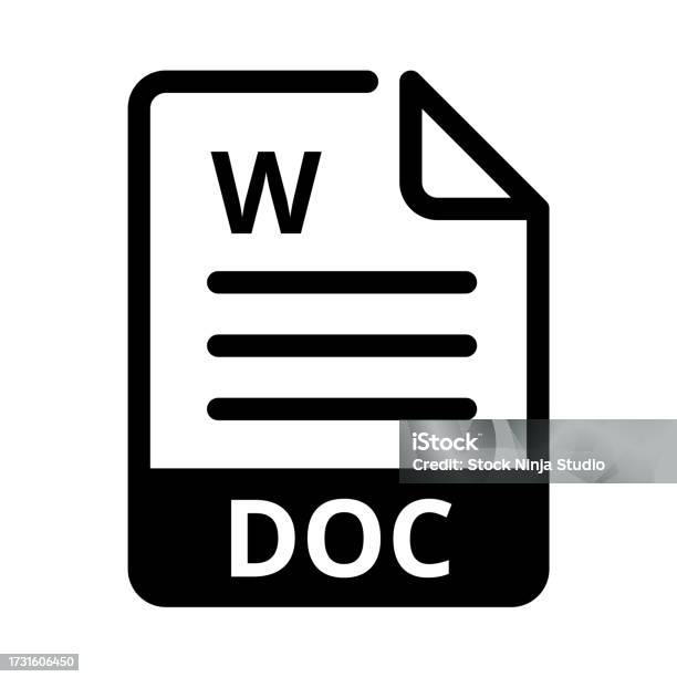 Doc File Icon Vector File Format Document File Extension Modern Flat ... Doc File Icon Vector File Format Document File Extension Modern Flat ...
