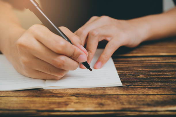 Free Stock Photo of Person Writing on a Piece of Paper With a Pen ...