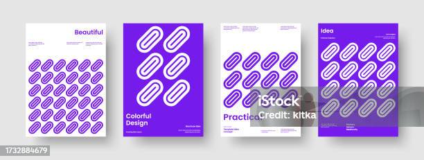 Tata Letak Poster Terisolasi Template Sampul Buku Modern Desain Flyer
