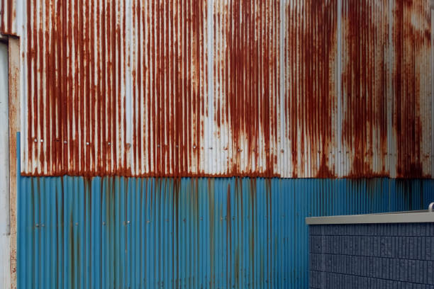 Free Stock Photo of Weathered rusty vent on corrugated wall | Download ...