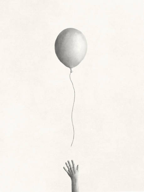 Free Stock Photo of Person Holding Black and White Balloon | Download ...
