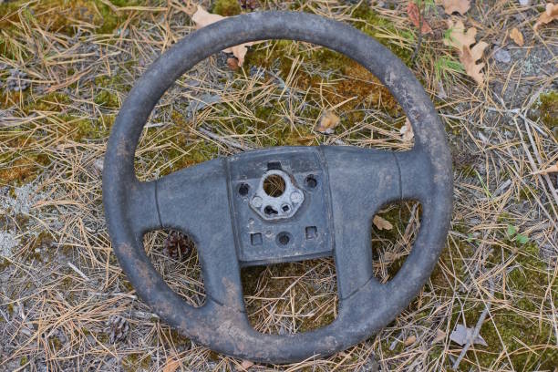 Free Stock Photo of Rusty Old Car With Steering Wheel and Dashboard ...