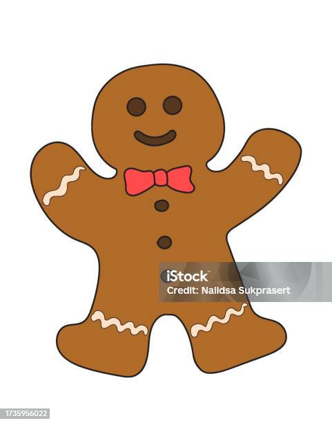 Natal Roti Jahe Pria Ilustrasi Gambar Kartun Ilustrasi Stok Unduh