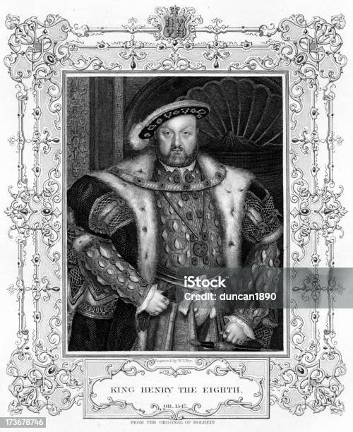 Raja Henry Viii Ilustrasi Stok Unduh Gambar Sekarang Gaya Tudor
