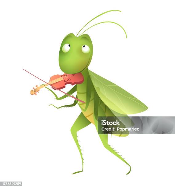 Kriket Atau Belalang Memainkan Clipart Musik Biola Ilustrasi Stok ... Kriket Atau Belalang Memainkan Clipart Musik Biola Ilustrasi Stok ...