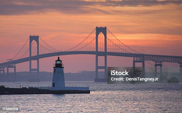 Goat Island Lighthouse 에서 뉴포트를 로드 아일랜드에 대한 스톡 사진 및 기타 이미지 로드 아일랜드
