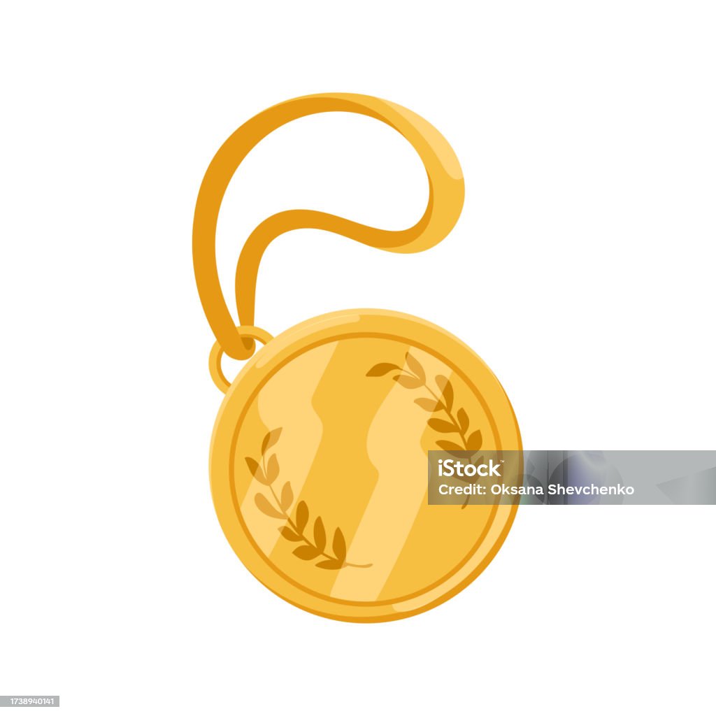 First Place Medal Gold Medal Vector Illustrations Isolated On White ... First Place Medal Gold Medal Vector Illustrations Isolated On White ...