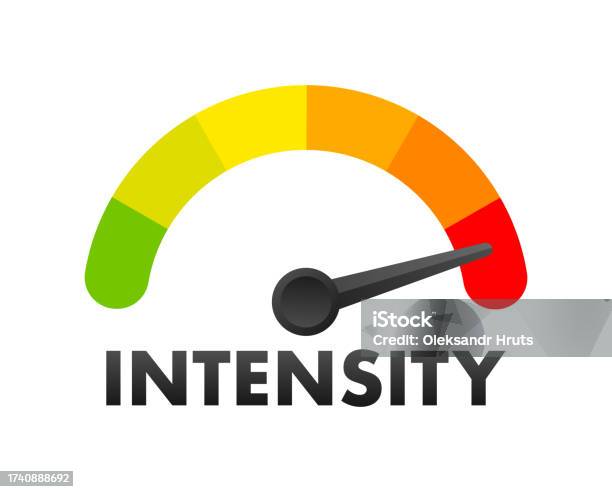 Intensity Level Meter Measuring Scale Intensity Level Speedometer ... Intensity Level Meter Measuring Scale Intensity Level Speedometer ...