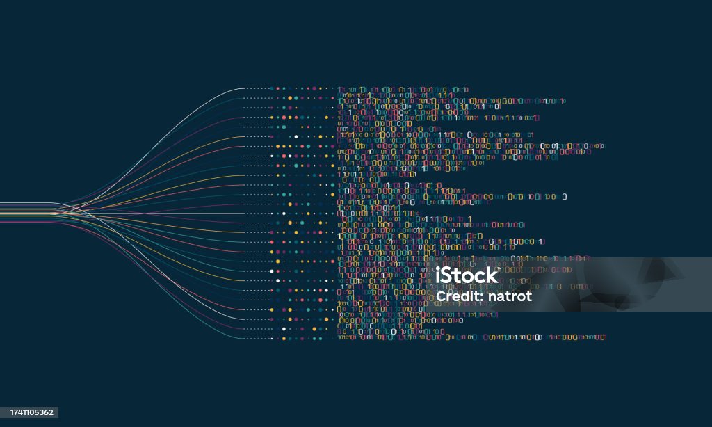 Big Data Visualization Social Network Financial Analysis Of Complex Databases Data Mining Vector