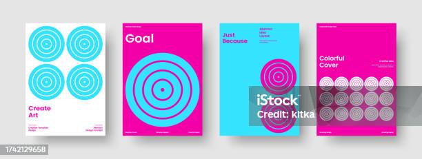 Desain Presentasi Bisnis Abstrak Template Brosur Modern Tata Letak