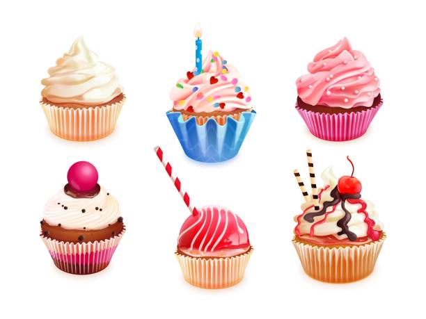 129 200 Cupcake Stock Illustrations Royalty Free Vector Graphics