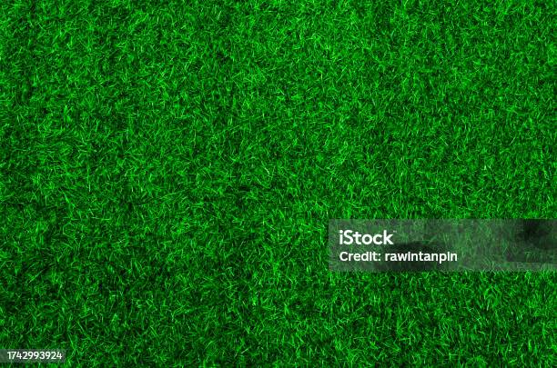 Abstract Artificial Green Grass Football Field Of Artificial Grass Background Texture Top View