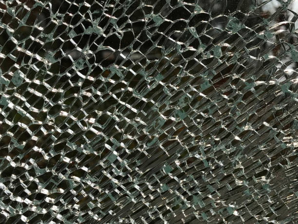 Free Stock Photo of Close-up of intricate shattered glass texture ...
