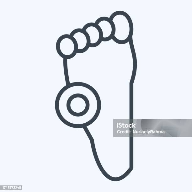 Icône Douleur Pied Lié Au Symbole De La Douleur Corporelle Style De