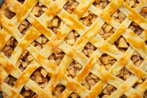 Free Stock Photo of Close-up of a homemade apple pie | Download Free ...