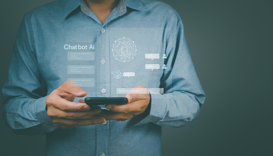 Ai Chatbots On Communication Tools Use The Qa Command To Create Ai Tasks Using Technology Stock 8792