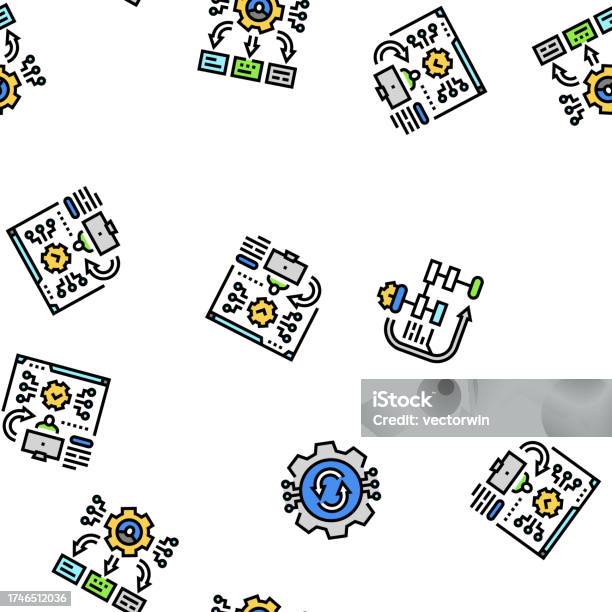 System Analyst Data Seamless Pattern Vector Stock Illustration ... System Analyst Data Seamless Pattern Vector Stock Illustration ...