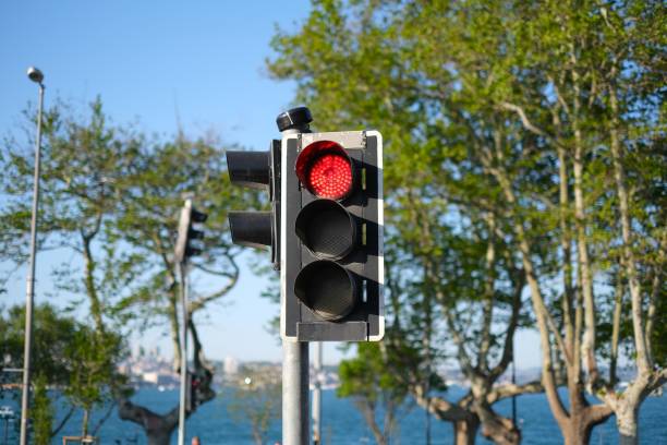 Free picture: red, red light, traffic light, traffic jam, traffic ...