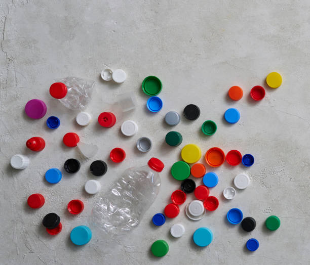Free picture: Red white and blue colored plastic with geometric pattern