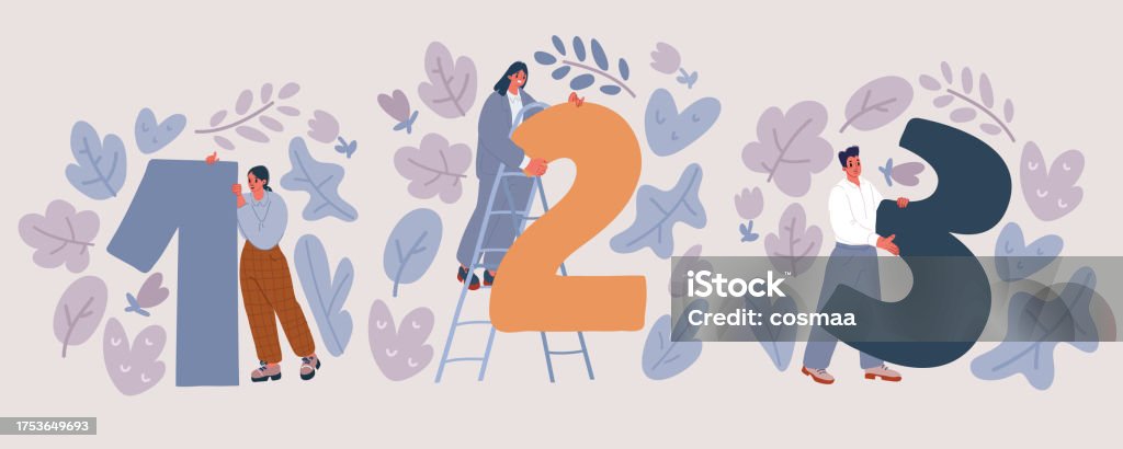 Ilustrasi Vektor Set Menghitung Satu Dua Tiga Tanda Tangan Ilustrasi ... Ilustrasi Vektor Set Menghitung Satu Dua Tiga Tanda Tangan Ilustrasi ...