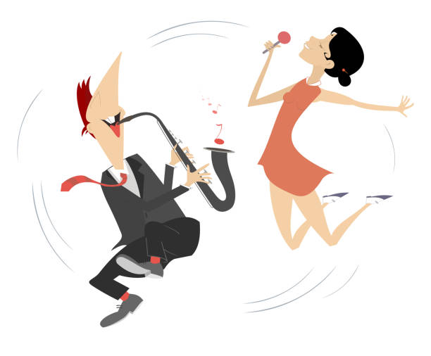200 Couple Duet Stock Illustrations Royalty Free Vector Graphics