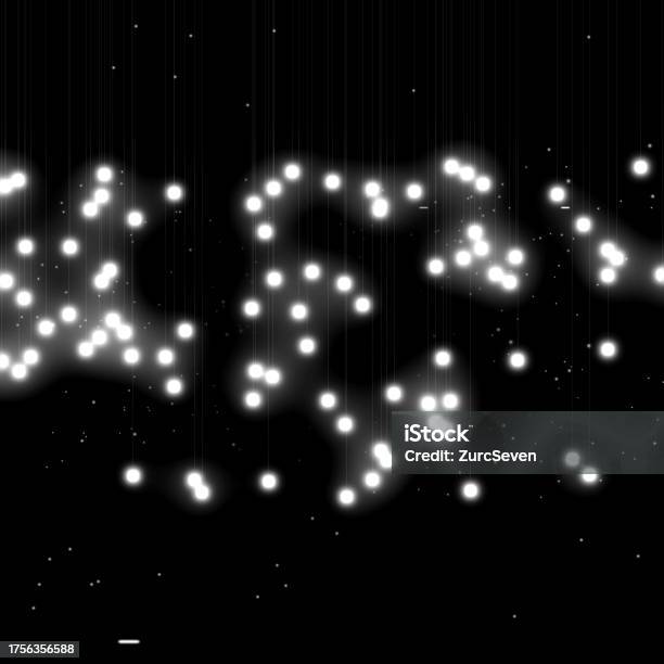 Efek Cahaya Dengan Banyak Sorotan Mengkilap Latar Belakang Lampu Bokeh
