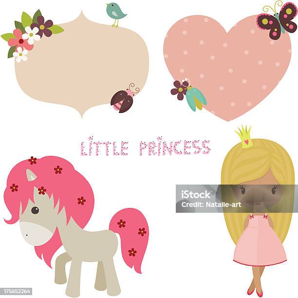 Princess 설정 공주에 대한 스톡 벡터 아트 및 기타 이미지 공주 귀여운 금발 머리 Istock