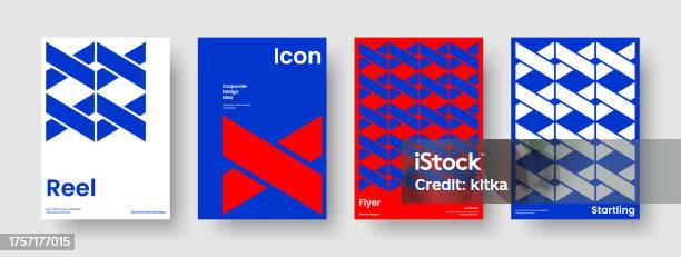 Tata Letak Sampul Buku Modern Desain Presentasi Bisnis Abstrak Template