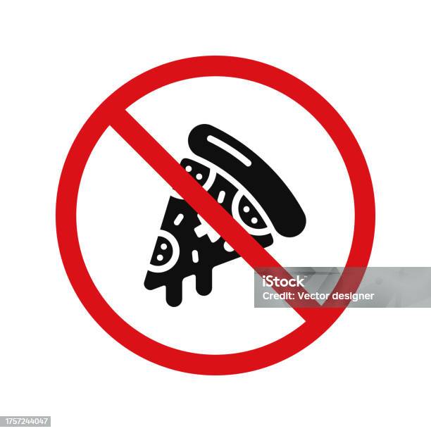 Zakaz Pizzy Symbol Znaku Ikony Na Białym Tle Brak Symbolu Znaku ... Zakaz Pizzy Symbol Znaku Ikony Na Białym Tle Brak Symbolu Znaku ...