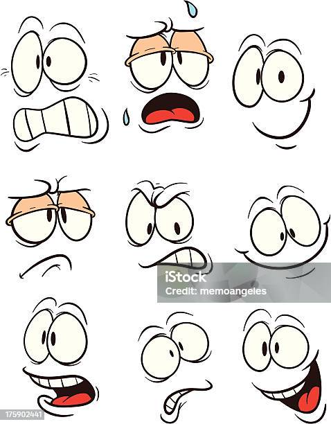 Cartoon Faces Stock Illustration Download Image Now Boredom