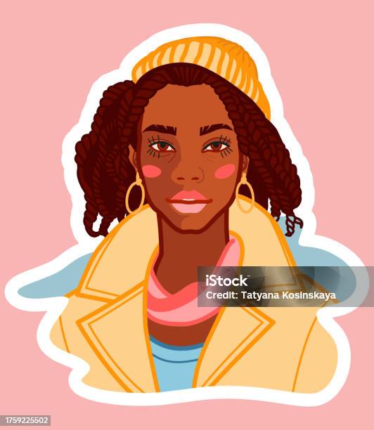 A Cute Darkskinned Girl Stock Illustration Download Image Now