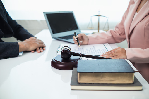Judges Gavel In Law Office Is Placed On Table To Symbolize Judge ... Judges Gavel In Law Office Is Placed On Table To Symbolize Judge ...