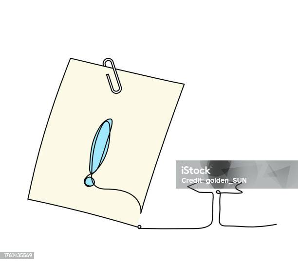Kertas Warna Abstrak Dengan Klip Kertas Dan Arah Sebagai Gambar Garis